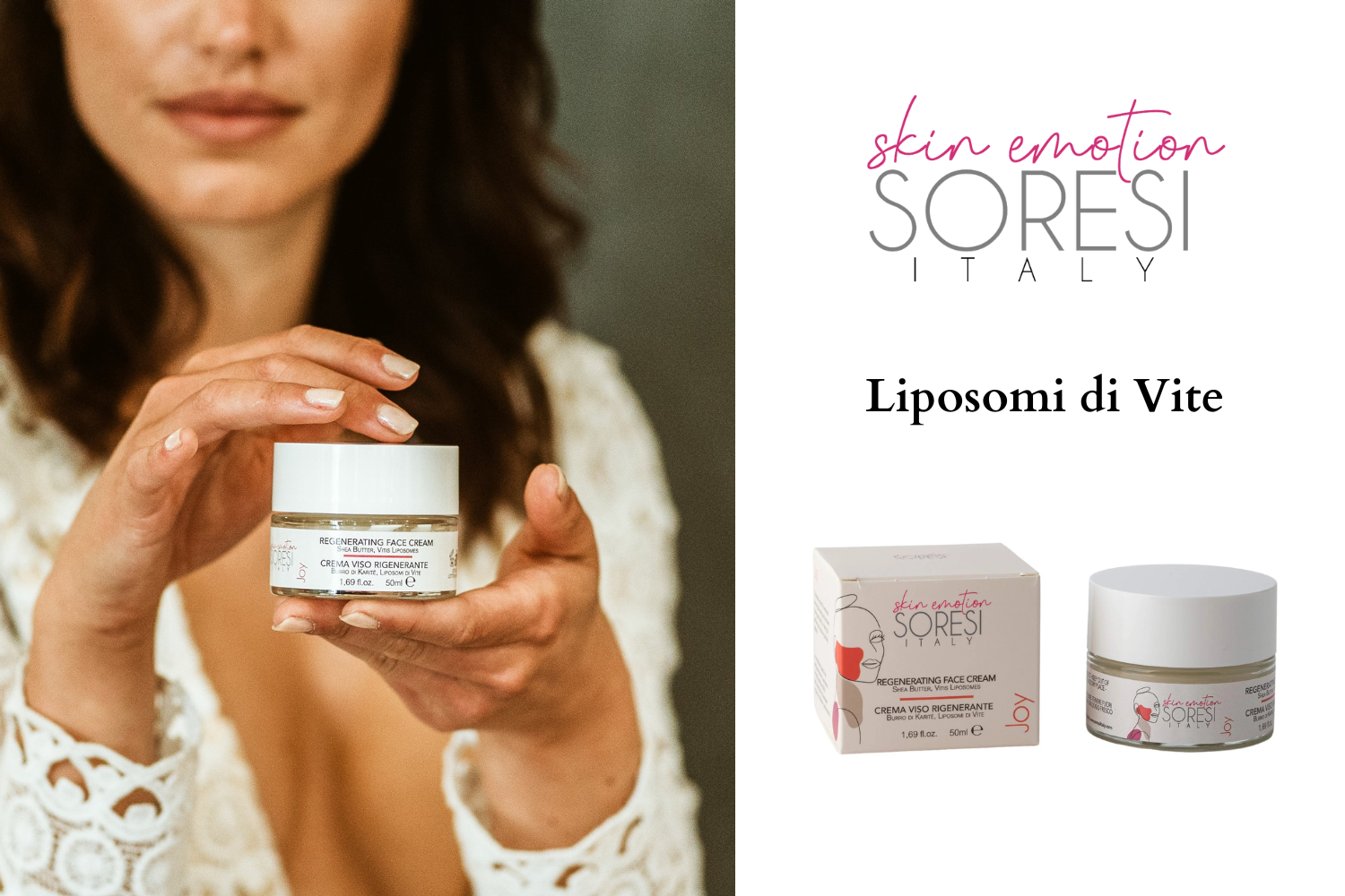 Crema viso Joy – Il potere rigenerante dei liposomi di vite | Soresi ...